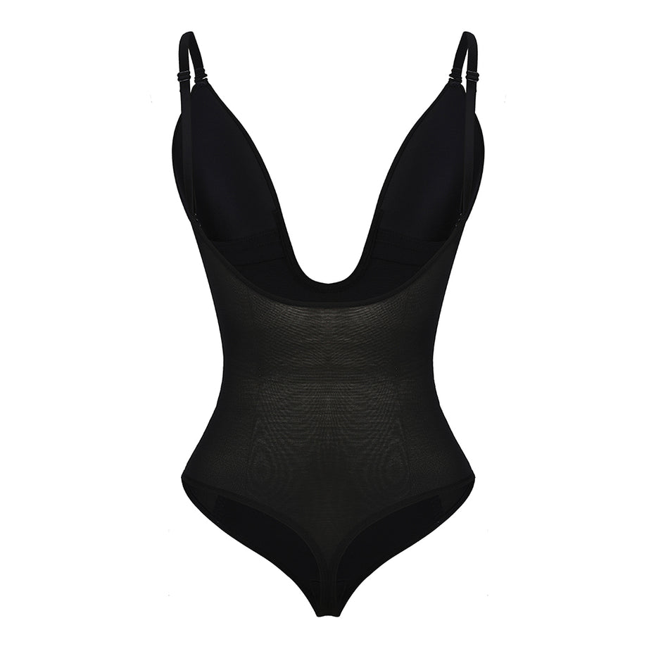 Low-Back Sculpting Bodysuit – Peachy Shapewear